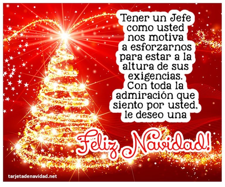 Frases de Navidad para Jefes Tarjetas de navidad